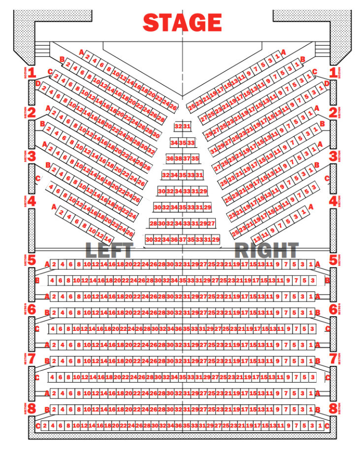 Seating Charts | USCA